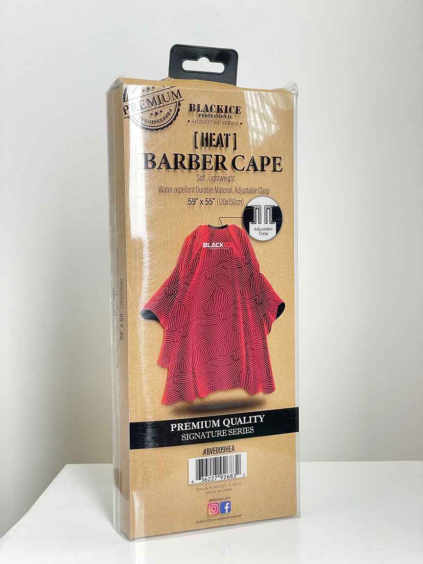 Black Ice Barber Cape - Heat – Fort Worth Barber Supply